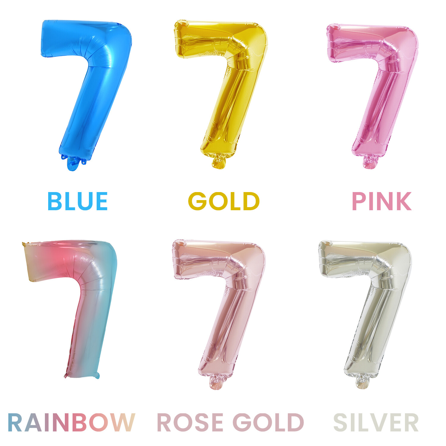 16" 32" 40" Number Foil Balloons Helium / Air Birthday Party GAINT ...