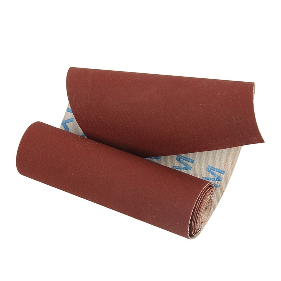 1 Meter *100mm Emery Cloth Backed Sandpaper Roll 80/120/180/240/320/600 ...
