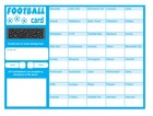 FOOTBALL SCRATCH CARDS 20 30 40 50 and 80 Team Fundraising A5 Card ...
