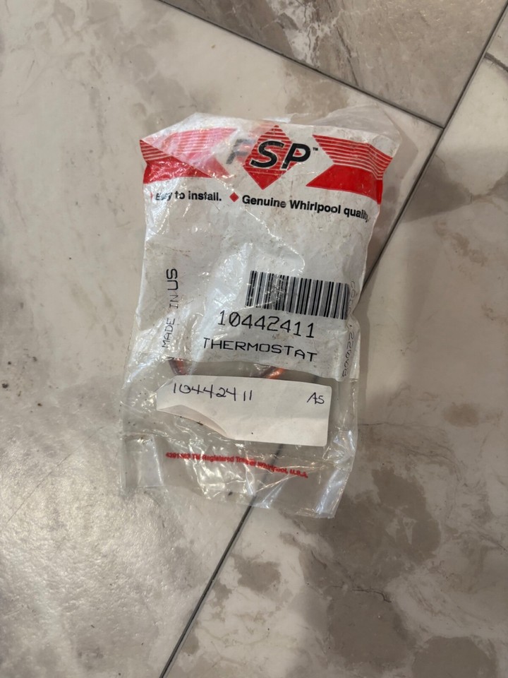Defrost Thermostat Compatible w/Whirlpool Refrigerator 10442411 ...