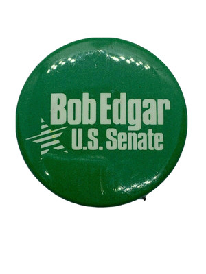 Bob Edgar US Senate Metal Pinback button Vintage 1 1/2" | eBay