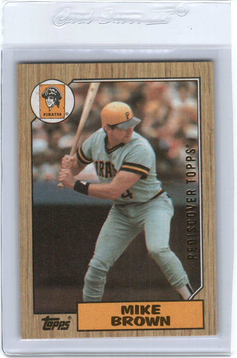 MIKE BROWN 2017 TOPPS REDISCOVER TOPPS BUYBACK (1987 TOPPS) PIRATES | eBay