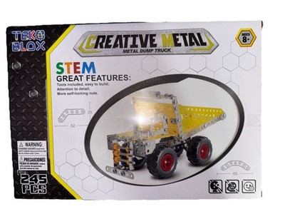 Teko Blox STEM Creative Metal Dump Truck Kit 245 Pieces | eBay
