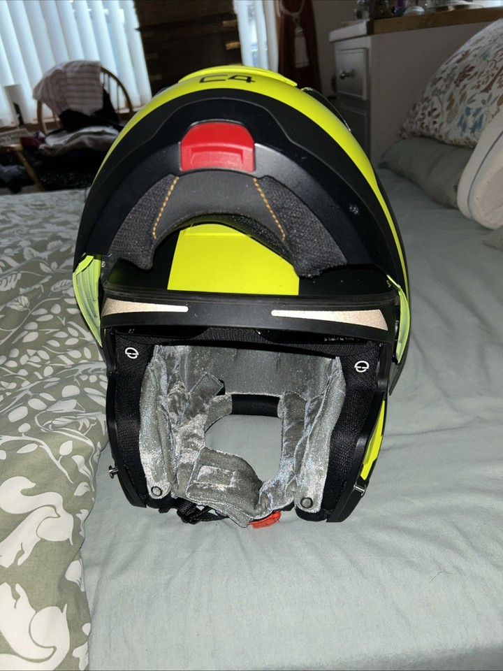 SCHUBERTH C4 Pro Motorbike Motorcycle Helmet Complete with SC1 Intercom ...