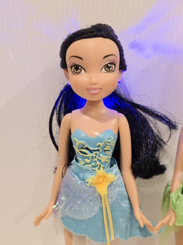 Disney Fairies Silvermist and Tinkerbell Pixie Light Fairy Doll Set | eBay