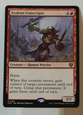 MTG INR: Zealous Conscripts (Creature) Innistrad Remastered Regular Rare 0183 | eBay