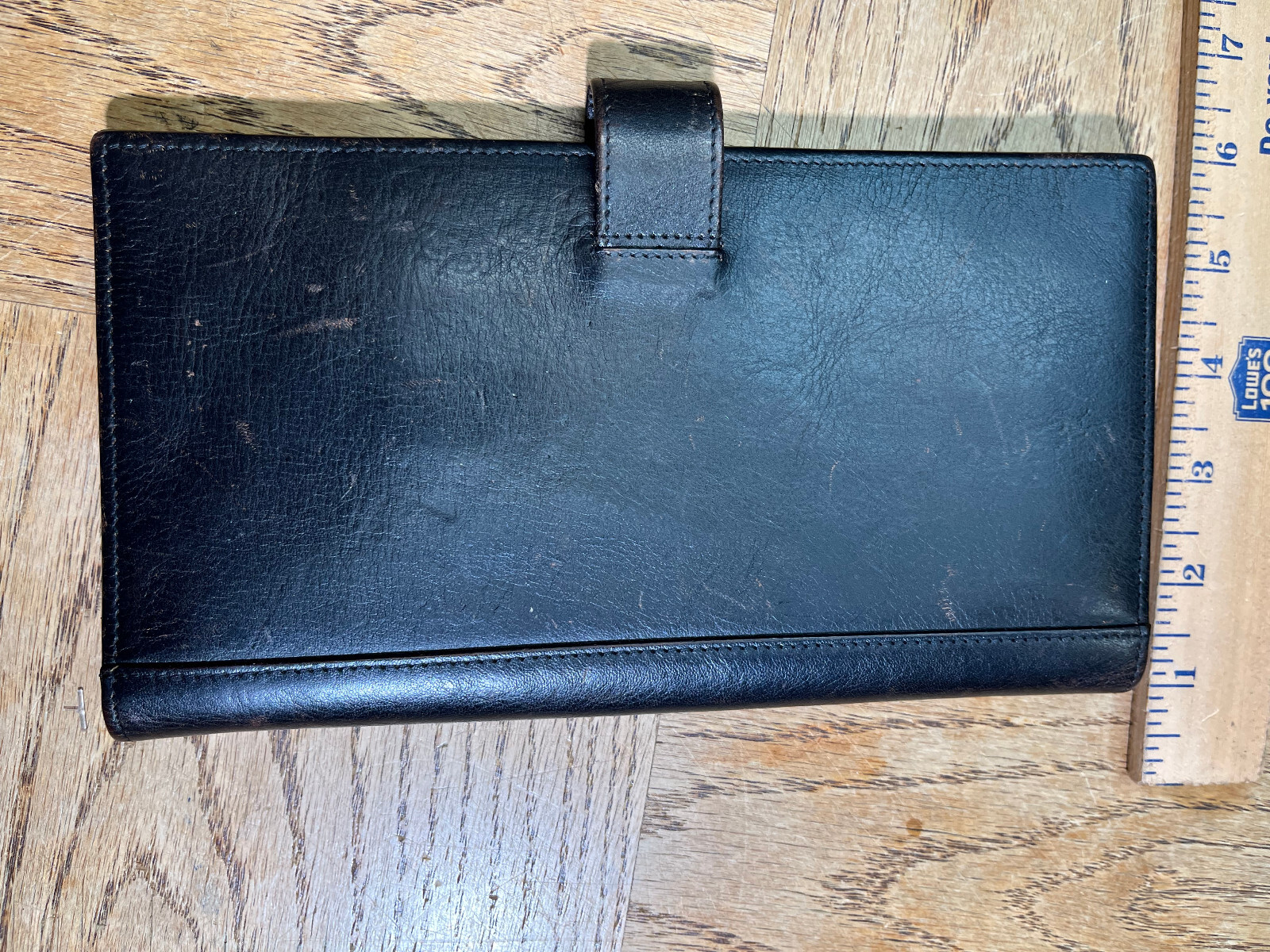 Harley Davidson Men's Black Leather Embossed Motorcycle Wallet Vintage ...