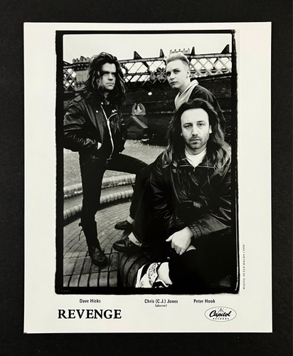 1990 Revenge Risqué Rock Band Dave Hicks CJ Jones Peter Hook Vintage ...