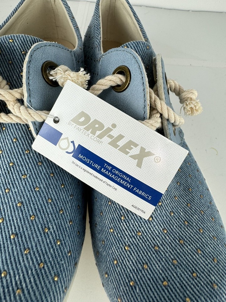 New ROS HOMMERSON Calypso Women’s Shoes 7 N Blue Slip-On Dri-Lex Aegis ...