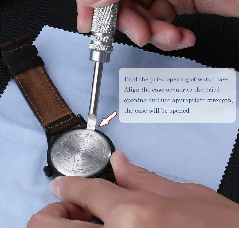 Metal Watch Back Cover Opener Watch Repair Tool Battery Removal Pry ...