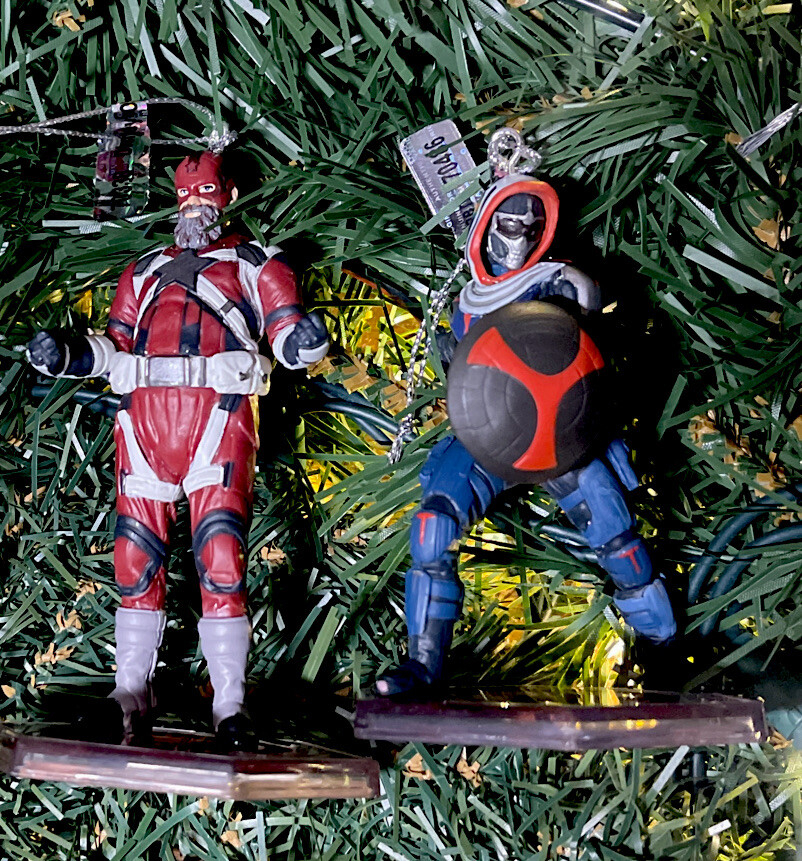 2ct 2025 Black Widow Marvel Christmas Tree Ornaments (Red Guardian ...