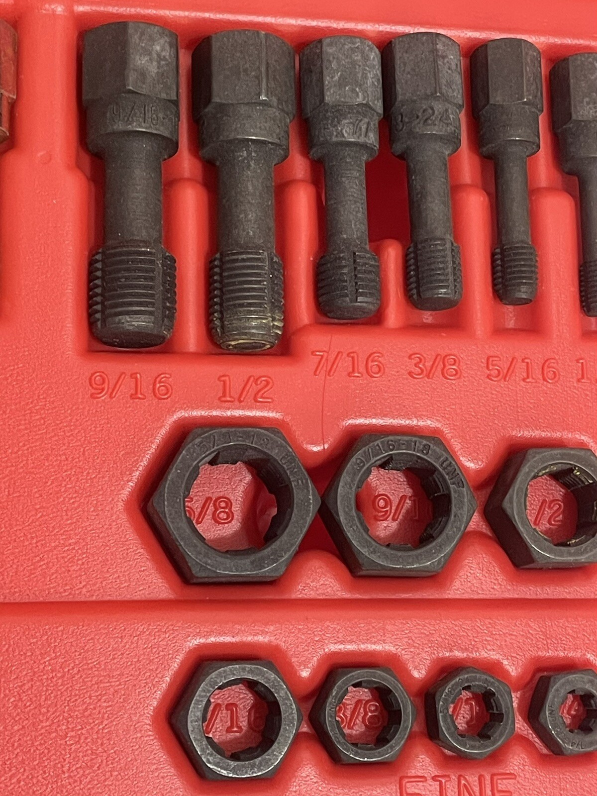 Snap-on 48 PC Rethreading Set Franctional and Metric RTD48 for sale ...