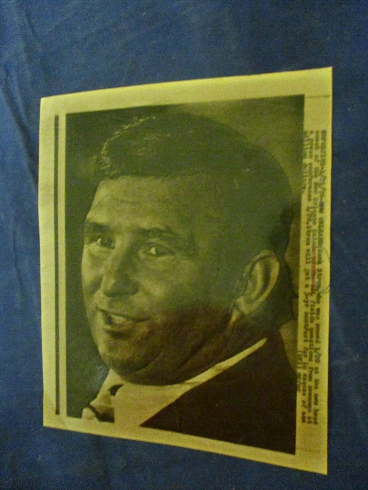 1976 Hank Stram New Orleans Saints head coach NFL Vintage Wire Press ...