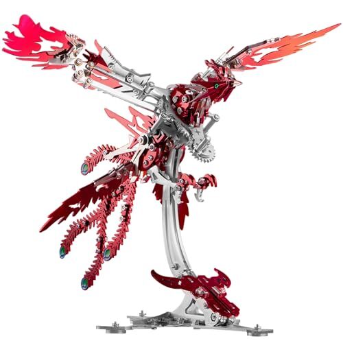3D Metal Puzzle for Adults, Phoenix 3D Metal Model Kits, Red Phoenix | eBay