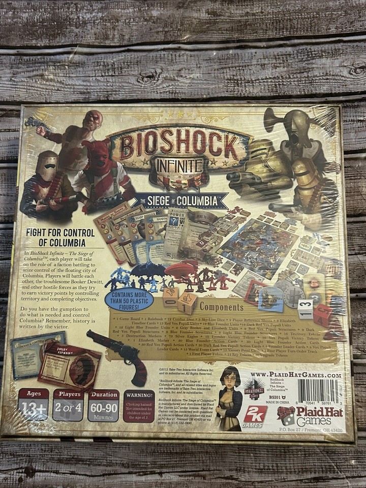 BioShock Infinite: The Siege of Columbia Board Game - BRAND NEW | eBay