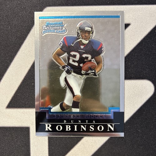 2004 Rookie Card Bowman Dunta Robinson Football Card #152 Chrome | eBay