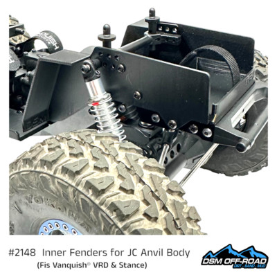 Inner Fenders for JConcepts® Anvil Body (fits Vanquish® VRD & Stance ...