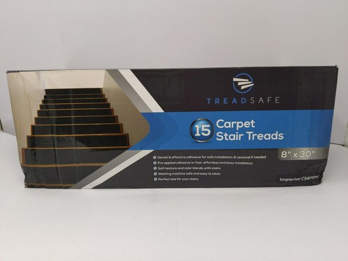 Treadsafe 8" X 30" (15 In Pack) Non-slip Carpet Stair Treads Non-skid ...