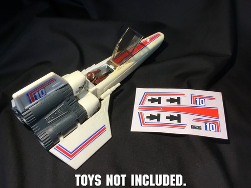 10 CLASSIC w/ COCKPIT DECALS | Colonial Viper 1978 Battlestar Galactica ...