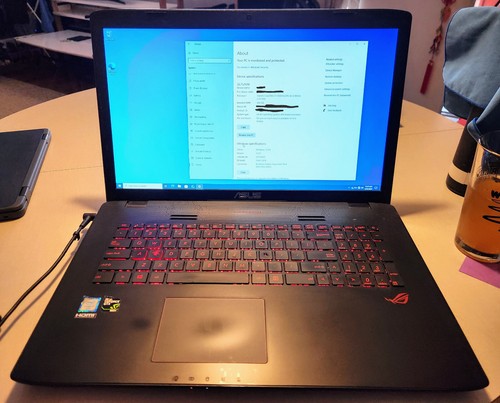 ASUS ROG GL752V 17" FHD i7-6700HQ 16GB 1TB HDD GTX 960M BAD BATTERY | eBay