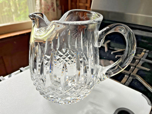 Waterford Crystal Lismore Pinched Ice Lip Spout 6" Vintage Water ...