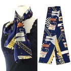 Fashion Satin Long Narrow Scarf | eBay