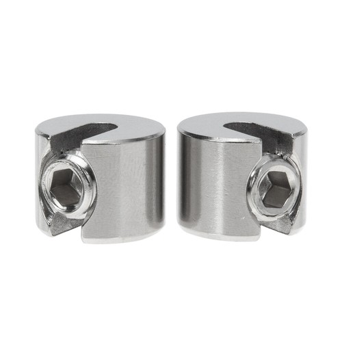 2 Pcs Wire Rope Clamp Villcase Steel Retainers and Clips Fasteners | eBay