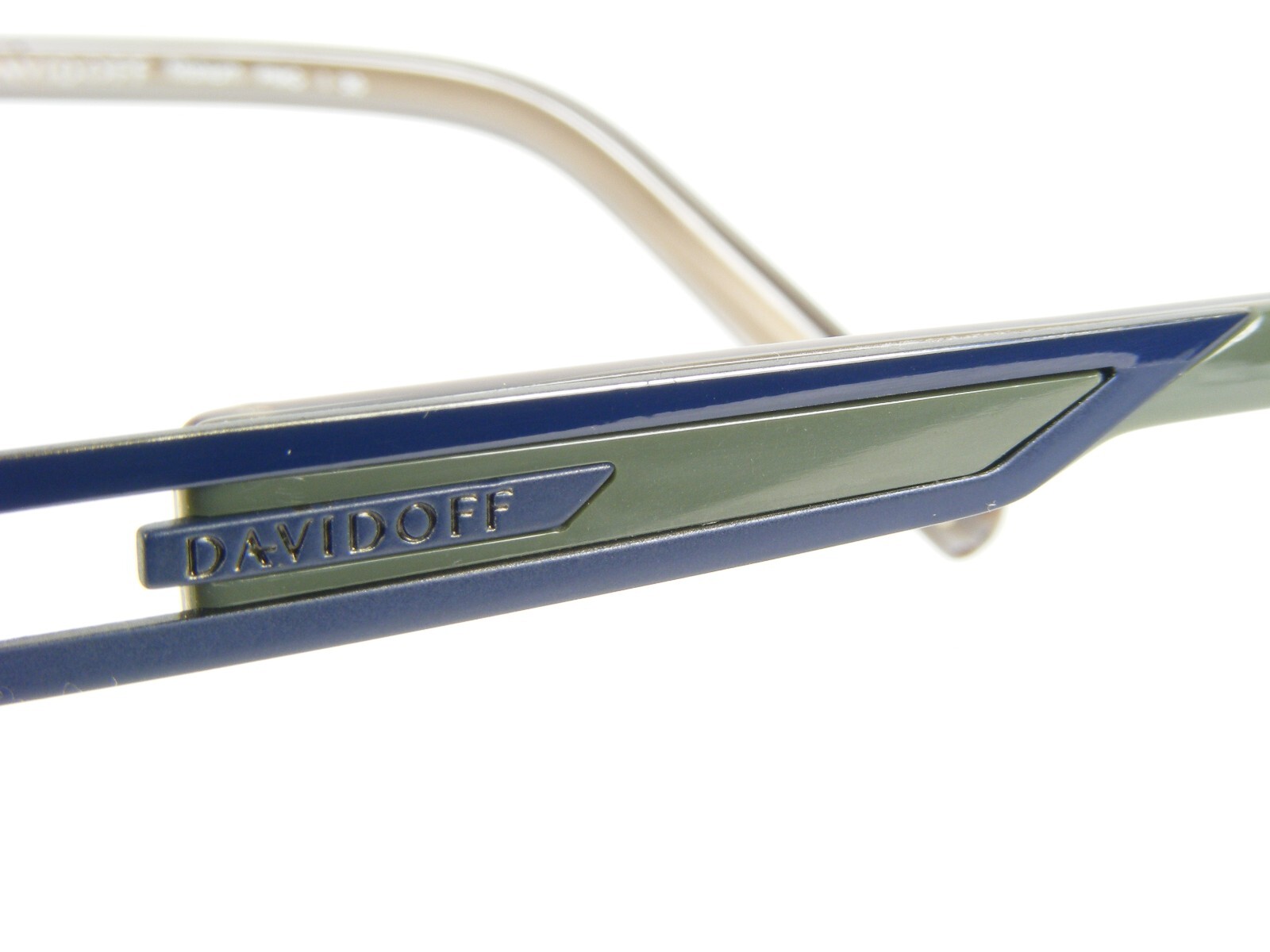 DAVIDOFF 95055 403 BLUE / GREEN EYEGLASSES GLASSES TITANIUM FRAME 54-17 ...