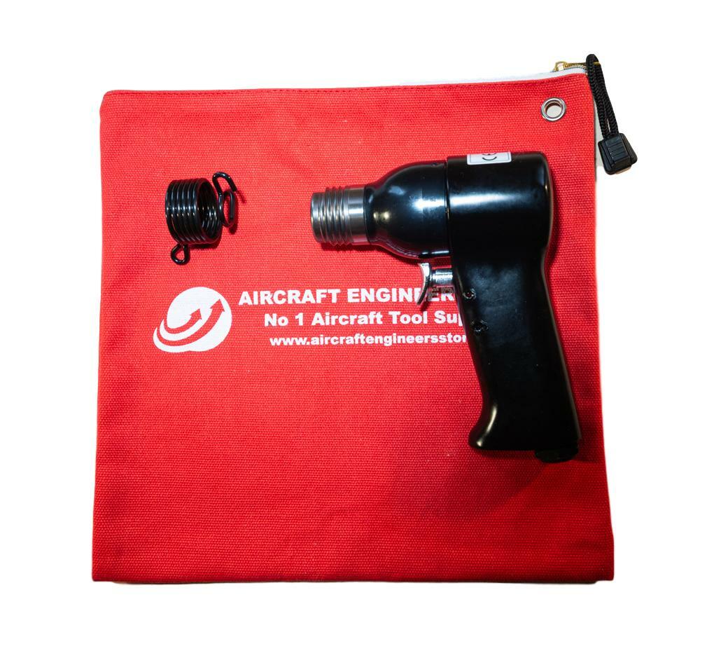 AIRCRAFT TOOL 1X / JIFFY / CORNER / BUZZ RIVET GUN WITH RETAINER SPRING ...