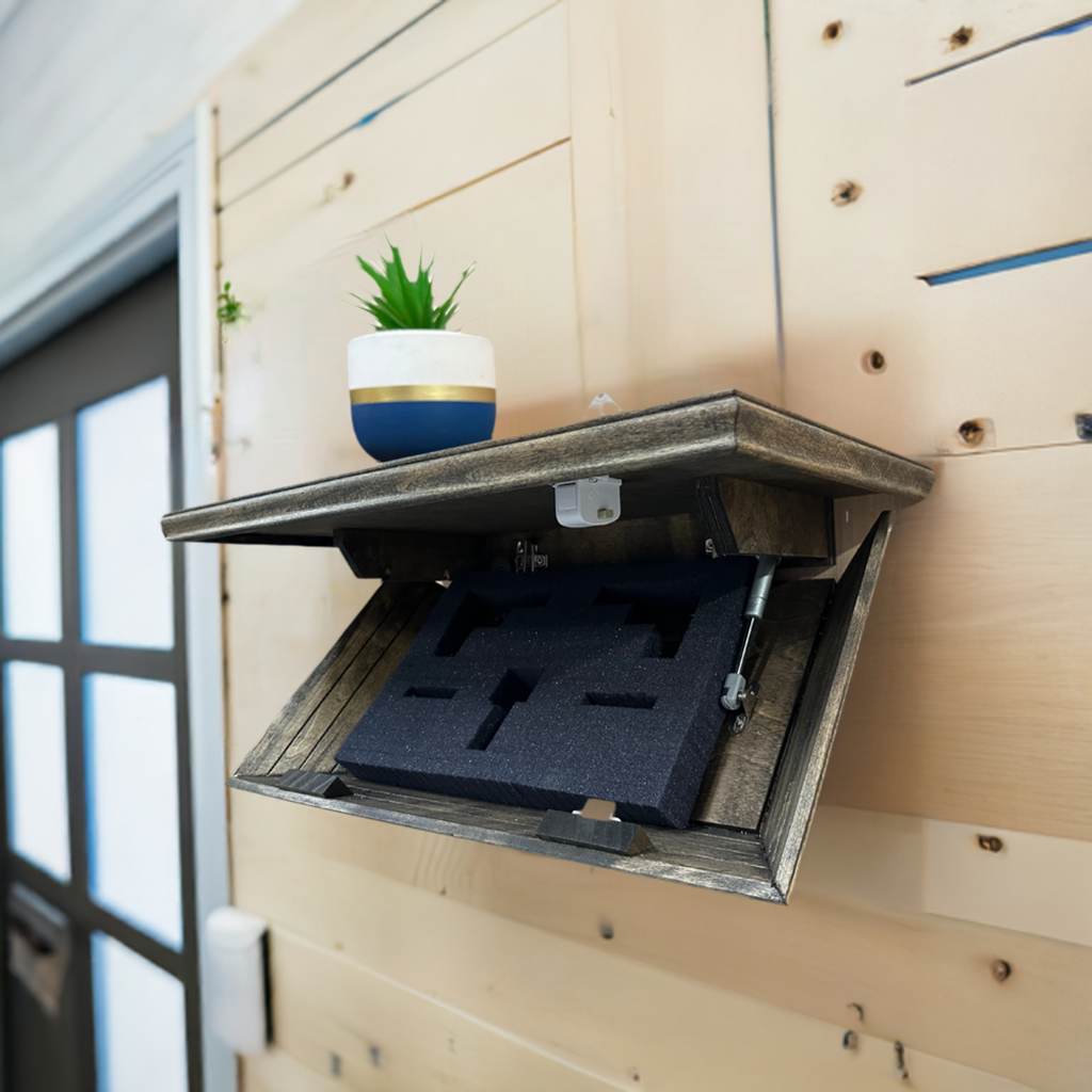 Hidden Gun Storage, Gun Storage Concealment Shelf - Secure Hidden ...