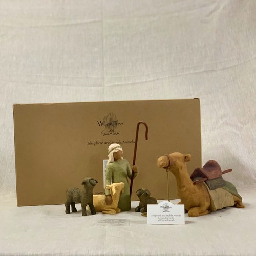 Willow Tree nativity figures Shepherd and Stable Animals_26105 | eBay