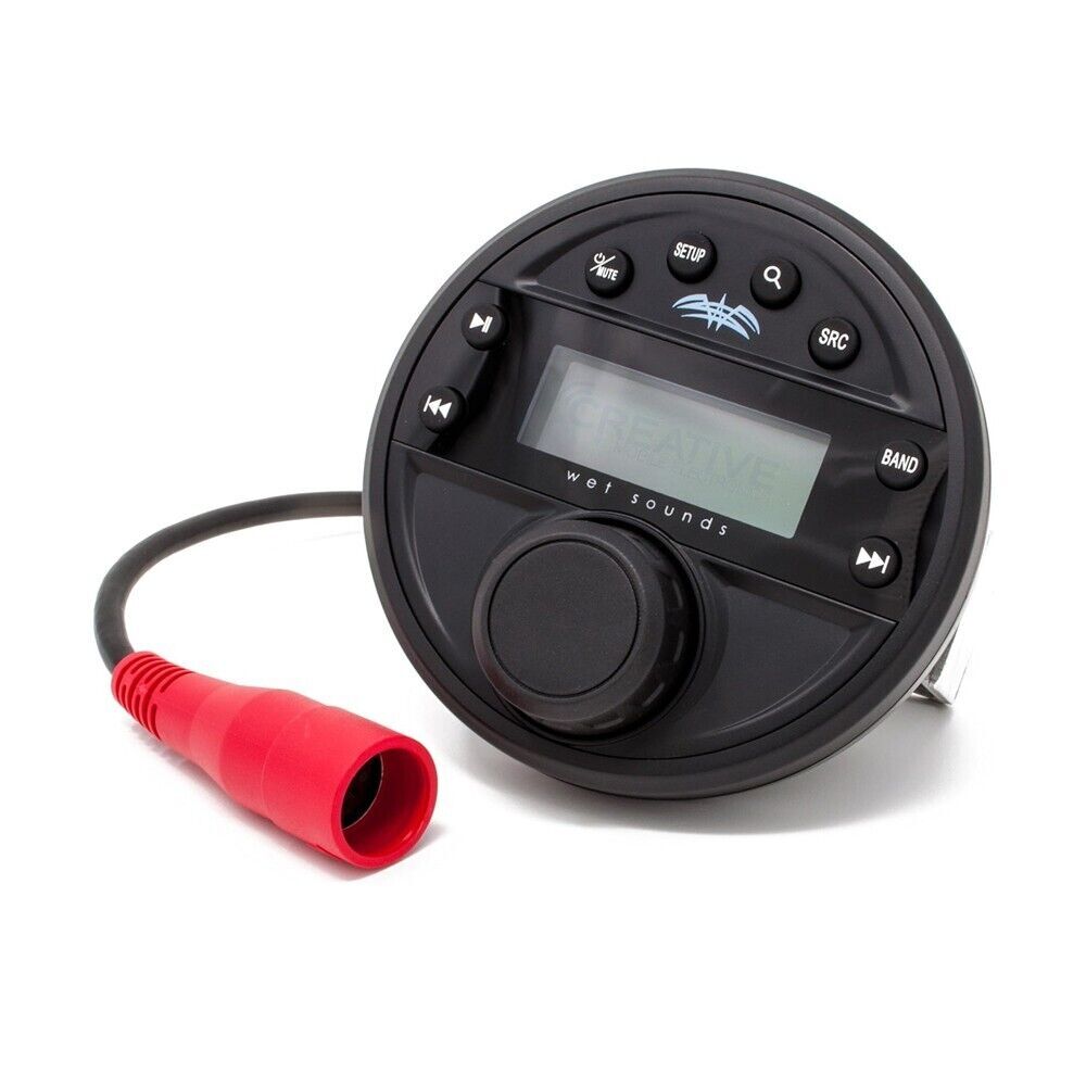 Wet Sounds MC-TR Wired Transom Remote/Auxiliary Remote for WS-MC-1 ...