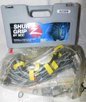 SHUR GRIP Z Cable Tire Snow Chains, Stock # SZ329 - Never Used | eBay