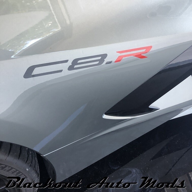 2020-2025 C8 Corvette C8R Rear Quarter Vinyl Decals | eBay