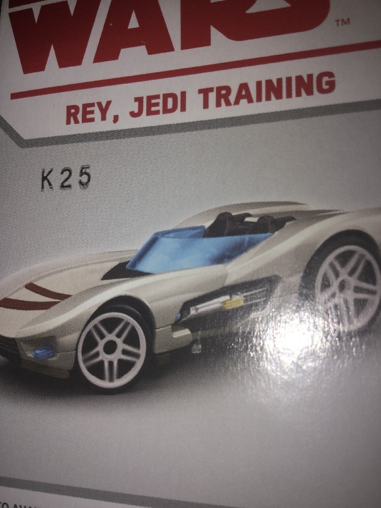 Star Wars Character Cars Rey Jedi Training Die-Cast Hot Wheels The Last ...