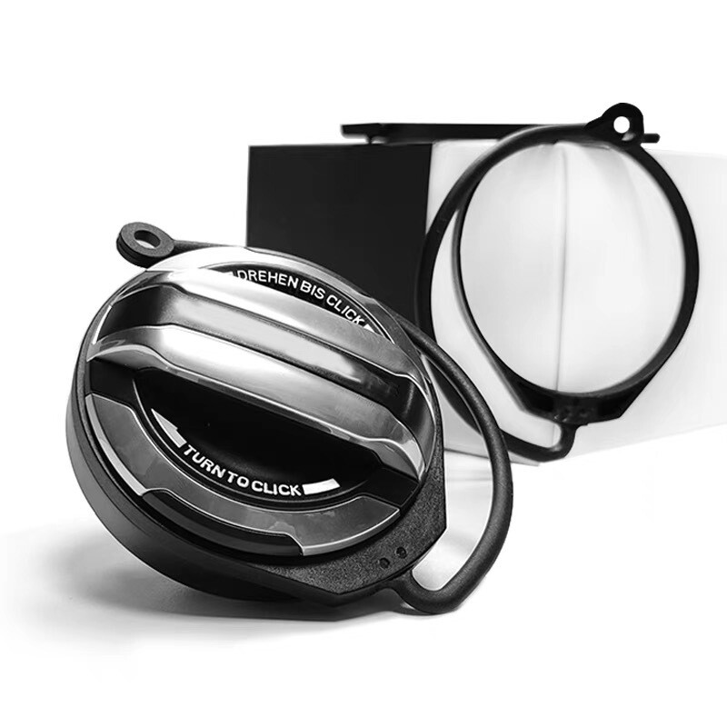 New Gas Cap Aluminum-look For Porsche 981/991,Cayenne,Panamera,Macan ...