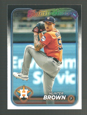 HUNTER BROWN 2024 TOPPS SERIES 1 FUTURE STARS HOUSTON ASTROS #30 | eBay