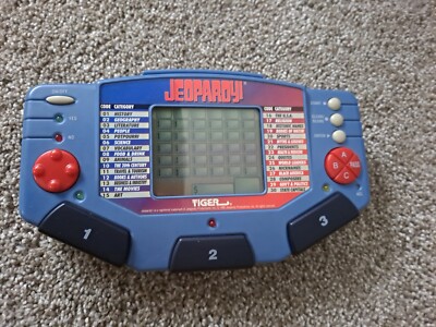 Jeopardy Handheld Game by Tiger Electronics 1995 With Cartridge | eBay