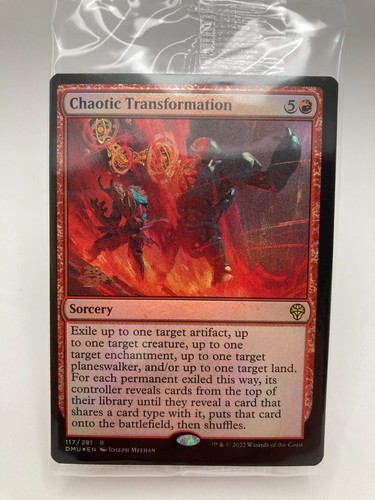 Chaotic Transformation MINT* FOIL Dominaria United 117/281 mtg ...