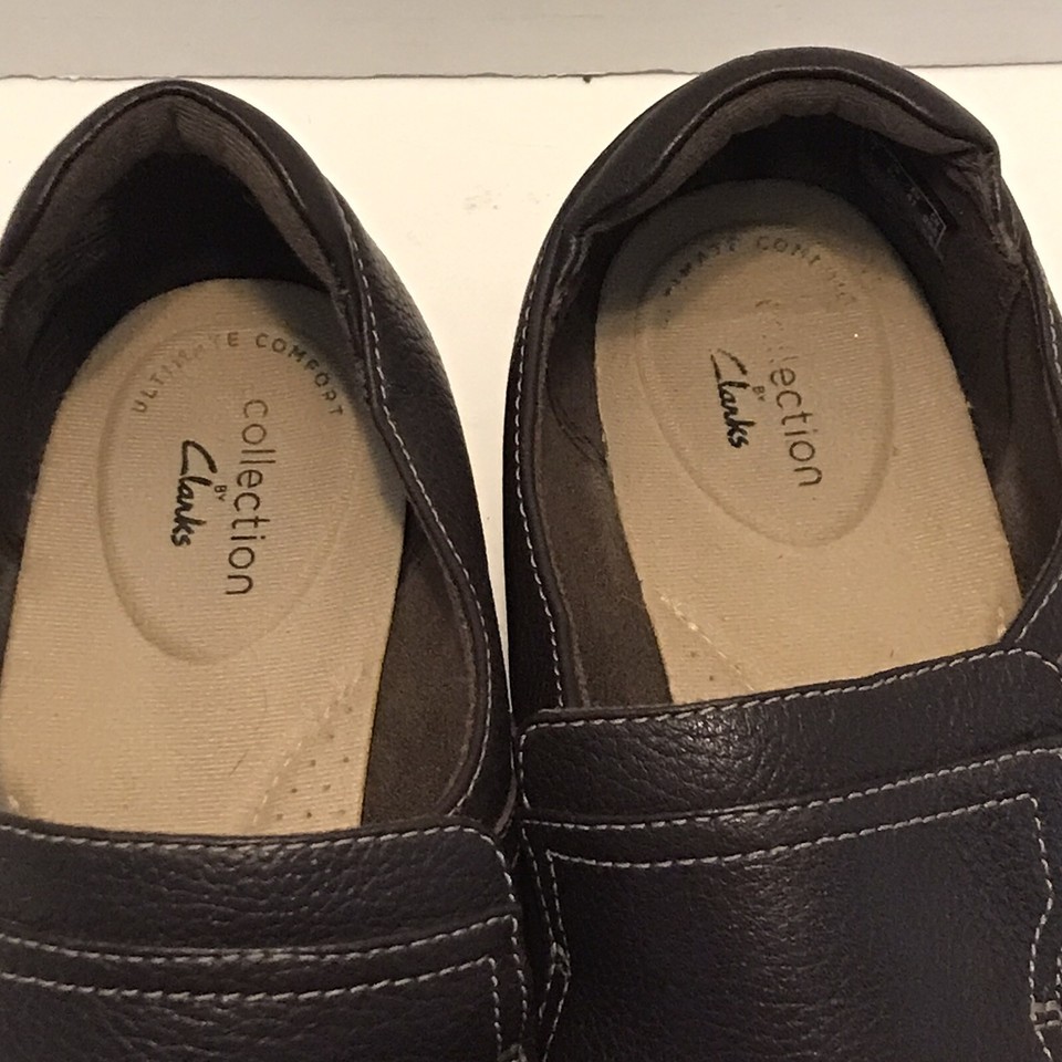 Clarks Collection Shoes Womens 8.5 M Brown Casual Slip On Loafers ...