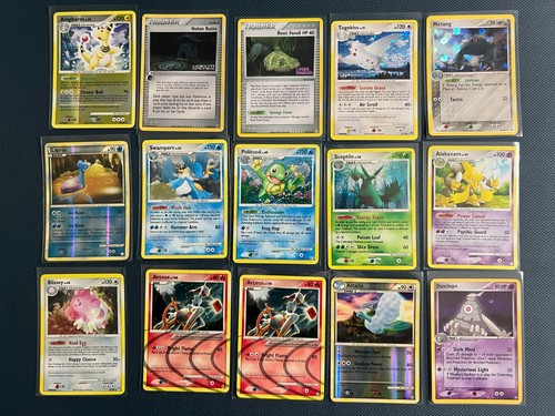 Holo, Reverse Pokemon Card Lot LP/MP Lapras 24/123, Arceus AR3 Alakazam ...