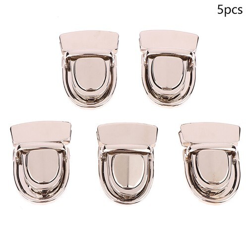 5Pcs Metal Locks Bag Clasp Catch Buckles for Handbags Totes Closures ...