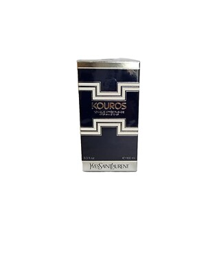 VINTAGE Yves Saint Laurent YSL KOUROS AFTERSHAVE TONER Splash 3.3oz New ...