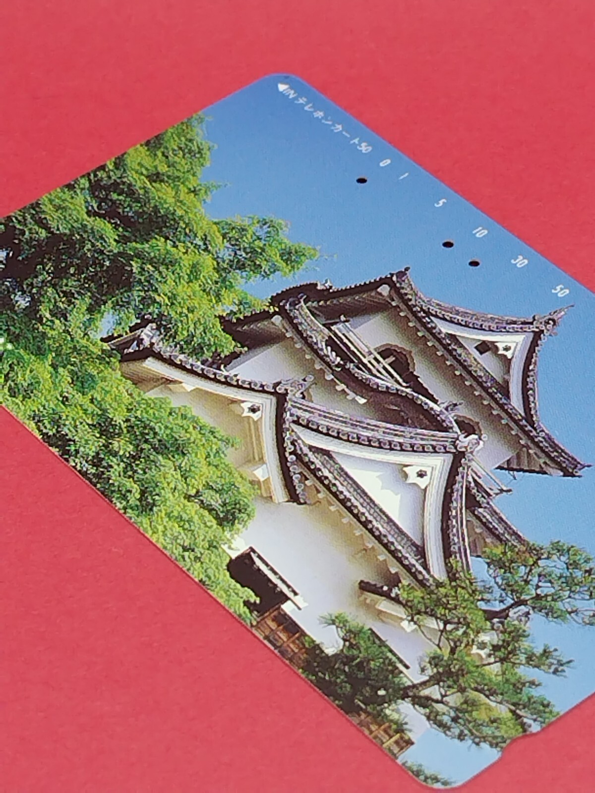 Shiga Hikone Castle Telephone Card Used National Treasure NTT Japan ...