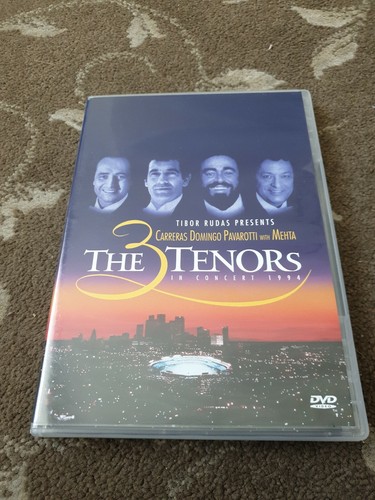 THE THREE TENORS IN CONCERT 1994 DVD MUSIC 3 TENORS CARRERAS DOMINGO ...