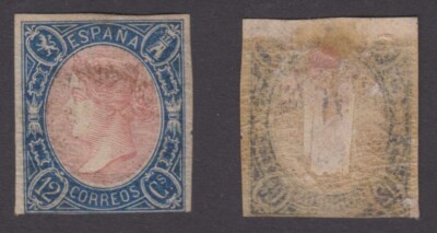 SPAIN 1865 Sc 69 Yvert 67 KEY VALUE HINGED MINT SCV$425.00 | eBay