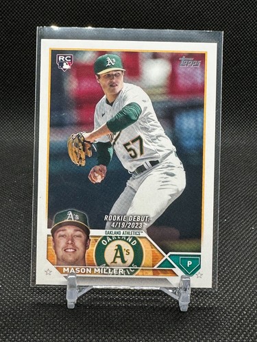 2023 Topps Update Mason Miller ROOKIE #US210 - Oakland Athletics | eBay