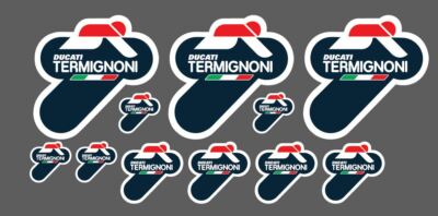 11 Adhésifs Stickers Termignoni Résistant Al Chaleur Différente Mesures ...