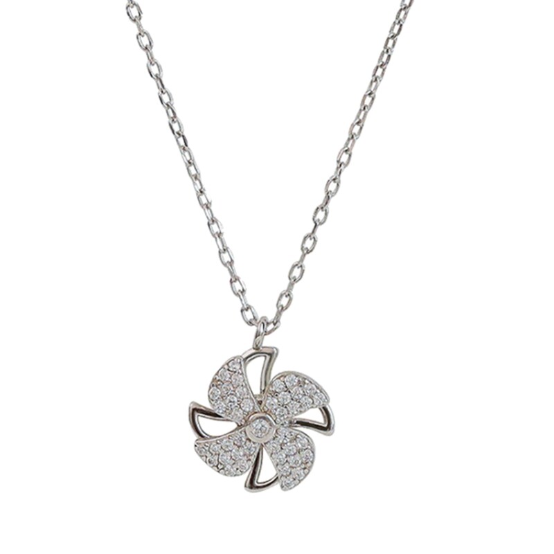 Rotatable Windmill Pendant Choker Necklace Pinwheel Charms Necklace | eBay