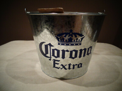 Corona Extra Beer Galvanized Metal Ice Bucket with Handle NEW! | eBay